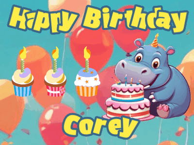 Happy Birthday Corey GIF 111