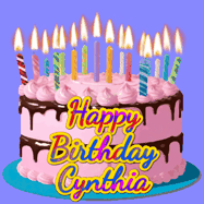 Happy Birthday Cynthia GIFs