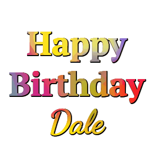 Happy Birthday Dale GIF 155
