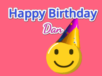 Happy Birthday Dan GIF 96