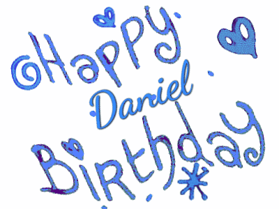 Happy Birthday Daniel GIF 131