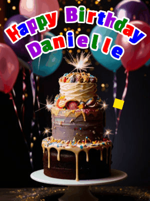 Happy Birthday Danielle GIF 26