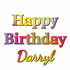 Happy Birthday Darryl GIF 155