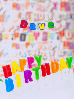 Happy Birthday Dave GIF 1