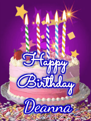 Happy Birthday Deanna GIF 10