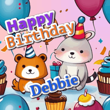 Happy Birthday Debbie GIF 115