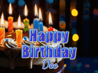 Happy Birthday Dee GIF 143