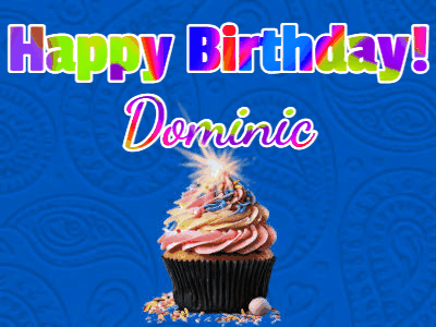 Happy Birthday Dominic GIF 139