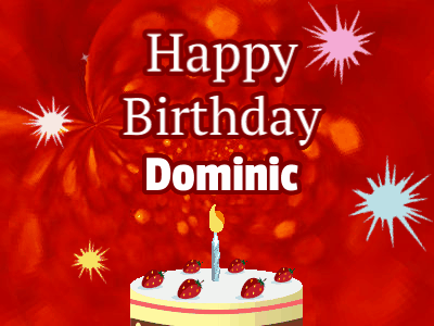 Happy Birthday Dominic GIF 14