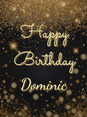 Happy Birthday Dominic GIF 18