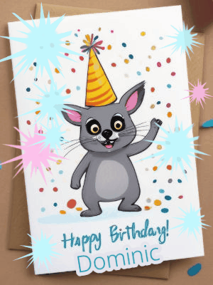 Happy Birthday Dominic GIF 39