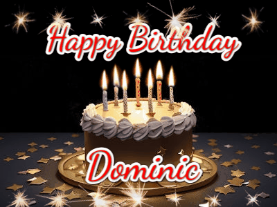 Happy Birthday Dominic GIF 41