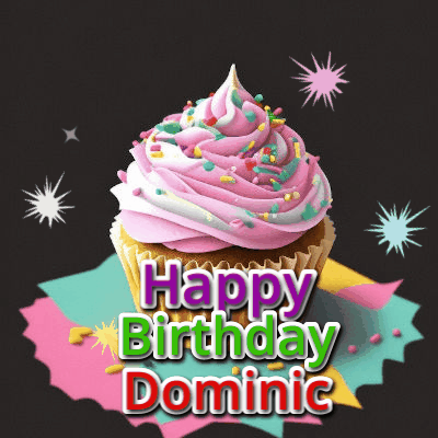 Happy Birthday Dominic GIF 87