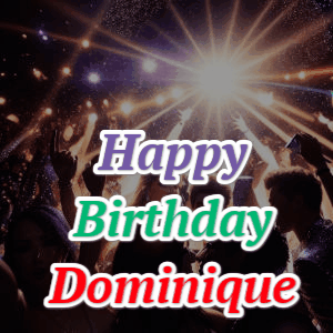 Happy Birthday Dominique GIF 140