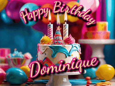 Happy Birthday Dominique GIF 66