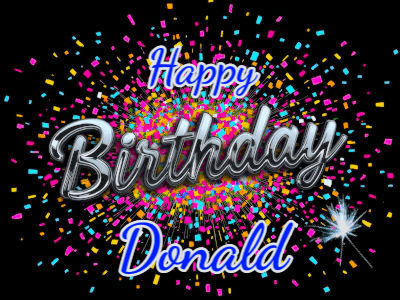 Happy Birthday Donald GIF 158