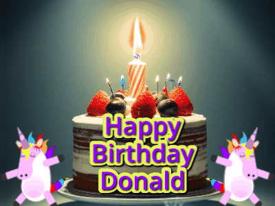 Happy Birthday Donald GIF 49