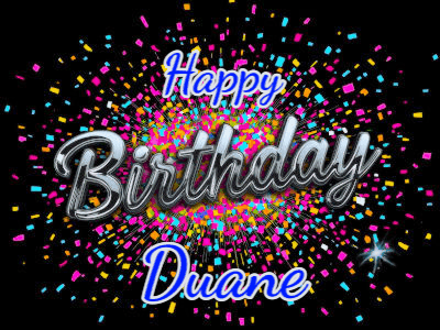 Happy Birthday Duane GIF 158