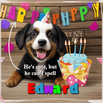 Happy Birthday Edward GIF 81