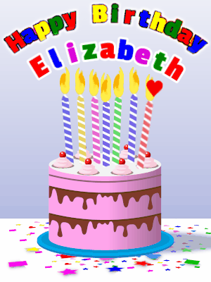 Happy Birthday Elizabeth GIF 8