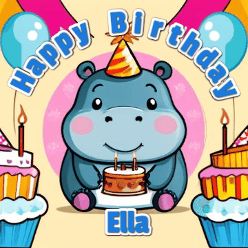 Happy Birthday Ella GIF 104