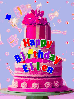 Happy Birthday Ellen GIF 48