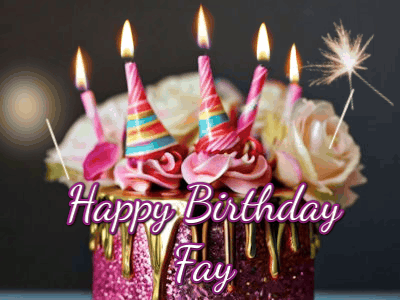 Happy Birthday Fay GIF 162