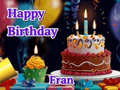Happy Birthday Fran GIF 93