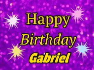 Happy Birthday Gabriel GIFs