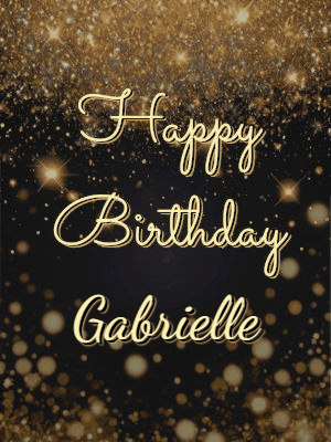 Happy Birthday Gabrielle GIF 17