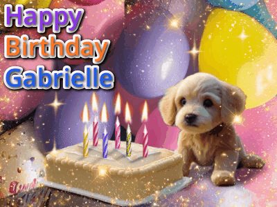 Happy Birthday Gabrielle GIF 87