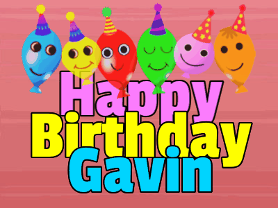 Happy Birthday Gavin GIF 107