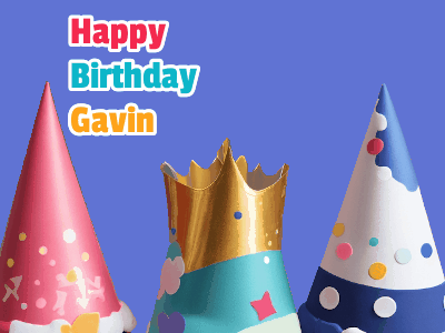 Happy Birthday Gavin GIF 4