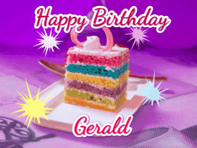 Happy Birthday Gerald GIF 133