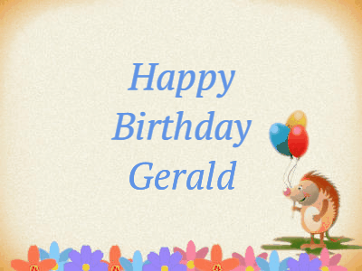 Happy Birthday Gerald GIF 2