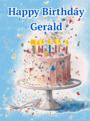 Happy Birthday Gerald GIF 6