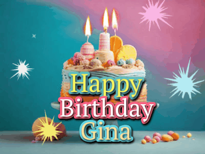 Happy Birthday Gina GIF 68