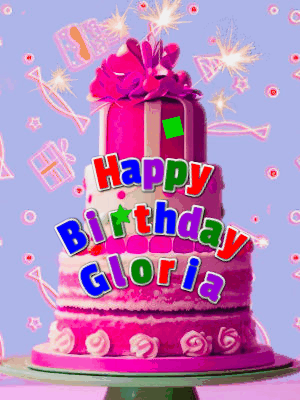 Happy Birthday Gloria GIF 45