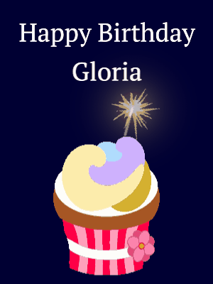Happy Birthday Gloria GIF 9