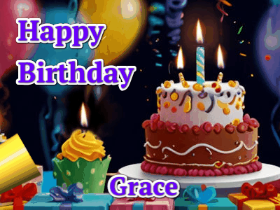 Happy Birthday Grace GIF 91