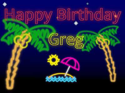 Happy Birthday Greg GIF 119