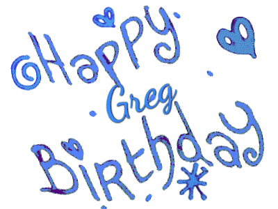 Happy Birthday Greg GIF 131