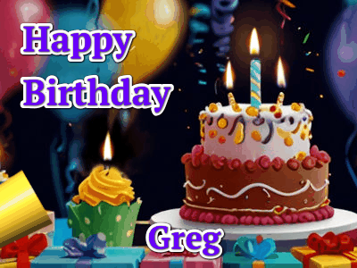 Happy Birthday Greg GIF 90