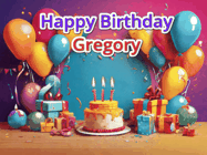 Happy Birthday Gregory GIFs
