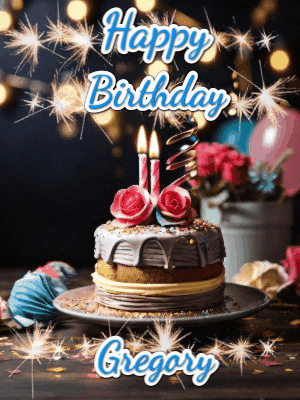 Happy Birthday Gregory GIF 56