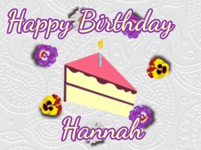 Happy Birthday Hannah GIF 1