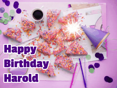 Happy Birthday Harold GIF 125