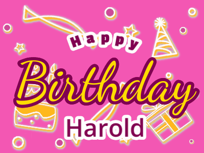 Happy Birthday Harold GIF 5