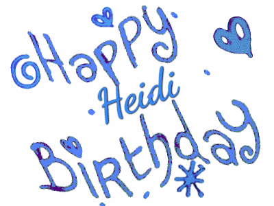 Happy Birthday Heidi GIF 132