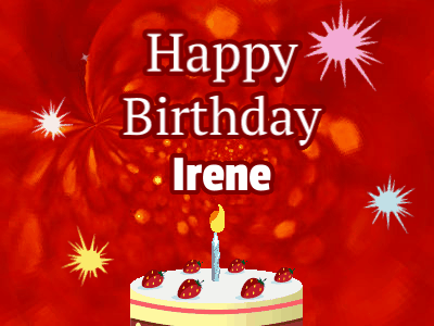 Happy Birthday Irene GIF 15